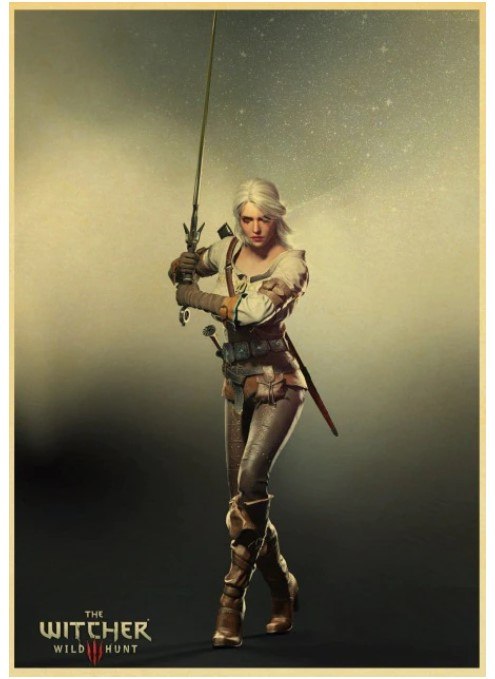 POSTER THE WITCHER CIRI - todoWitcher.com